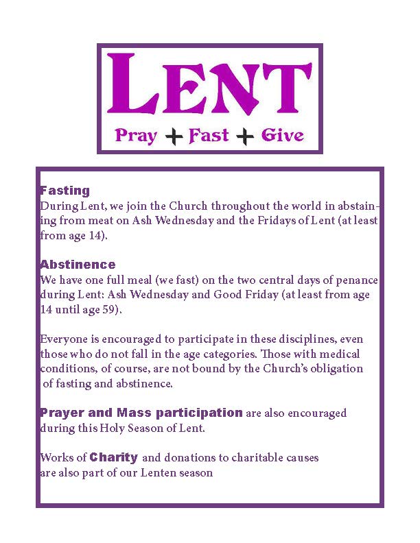 Lent - St. Anthony's High School