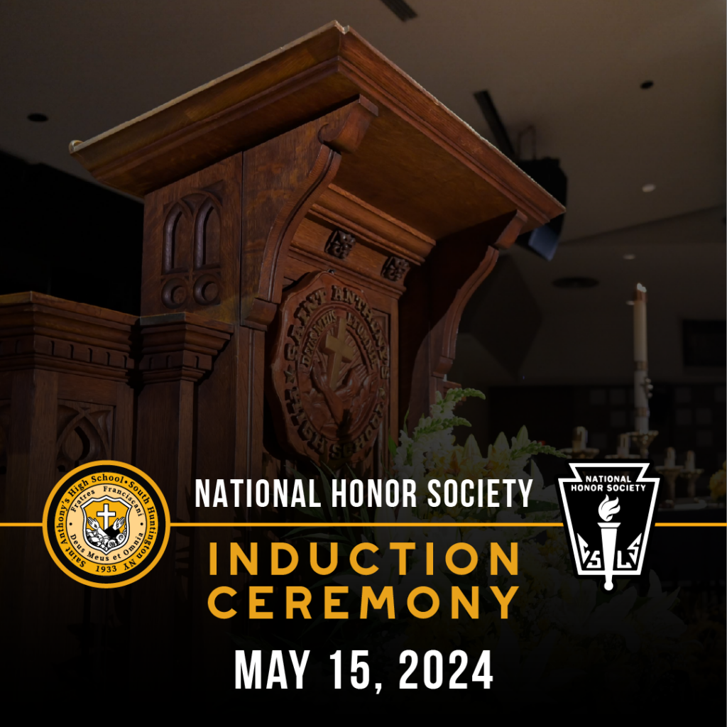 NHS Induction 2024 Web - St. Anthony's High School